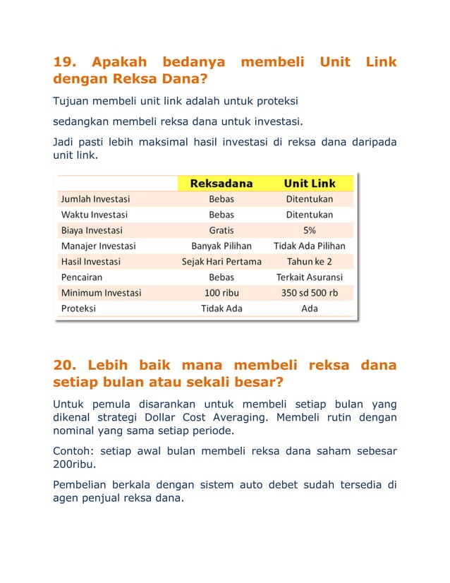 Modul Reksa Dana | PDF