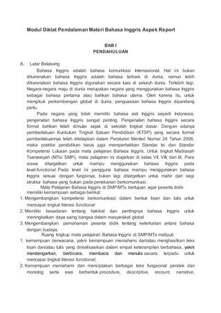 Modul report text | DOCX