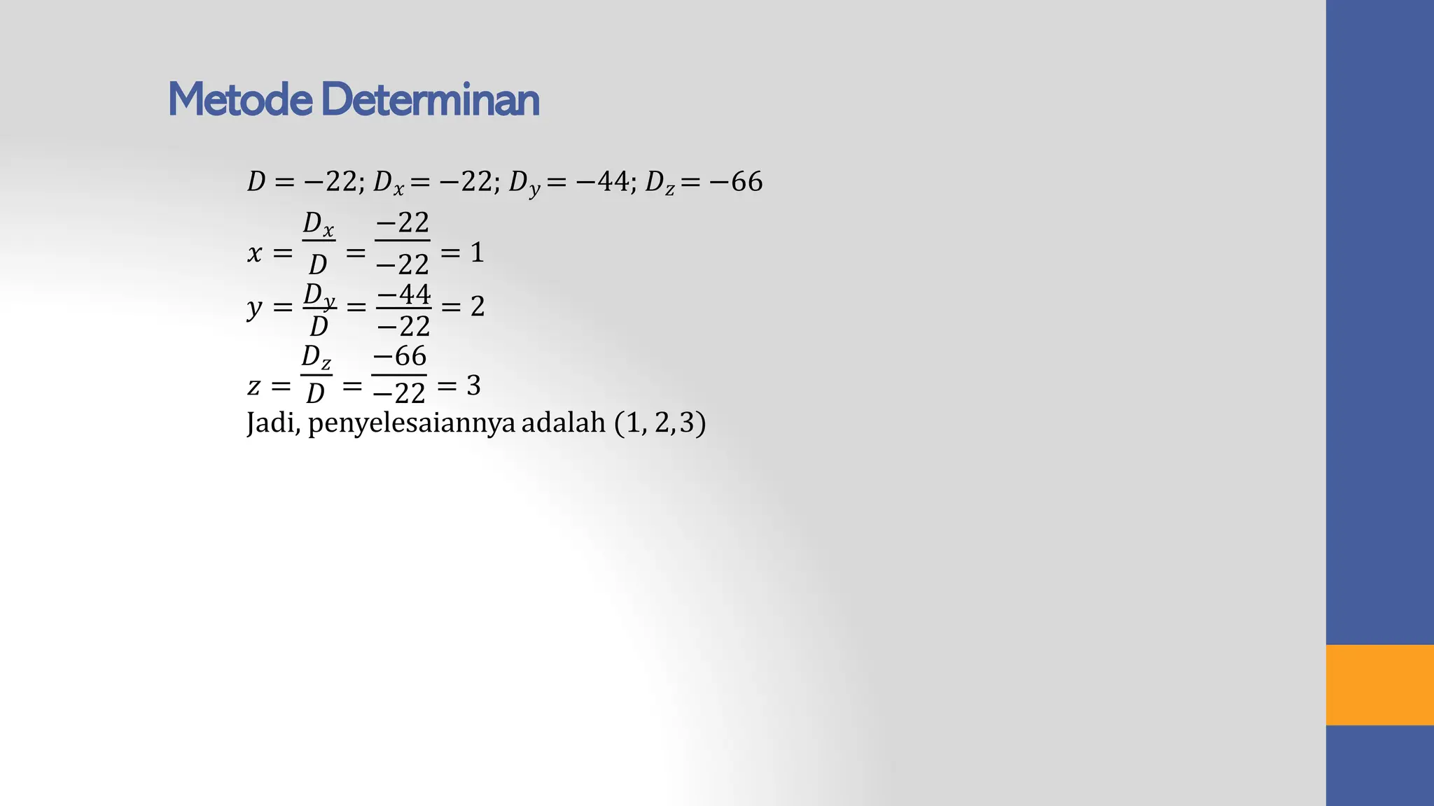 MODUL REVIEW SISTEM PERSAMAAN LINEAR 3 VARIABEL | PDF