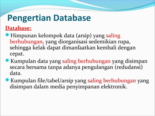 Modul basis data (database) | PPT