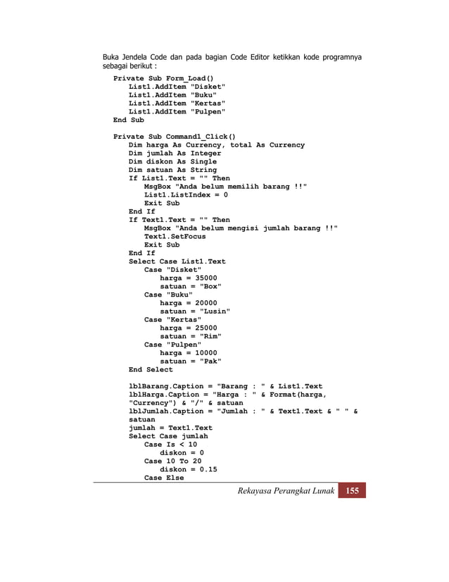 Modul rpl jilid 2 | PDF
