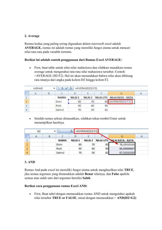 MODUL_RUMUS RUMUS EXCELL dan Cara Penggunaannya.pdf