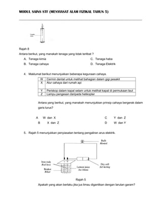 Modul sains stf (alam fizikal tahun 5) | PDF