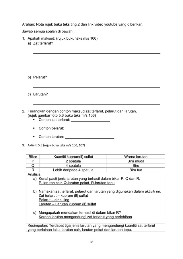 Modul Sains Tingkatan Tingkatan 2 Uasadoc Doc