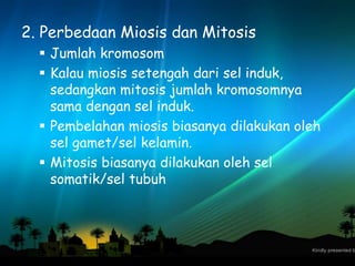 Modul sel dan genetika | PPTX