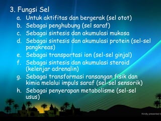 Modul sel dan genetika | PPTX