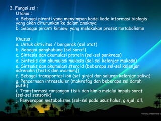 Modul sel dan genetika | PPTX