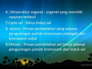 Modul sel dan genetika | PPTX