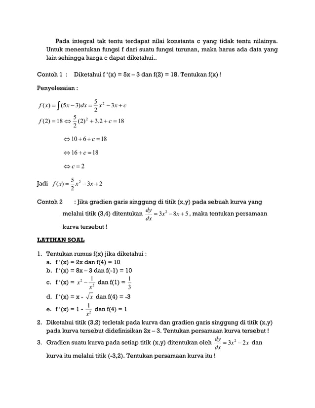 Modul Kalkulus | PDF