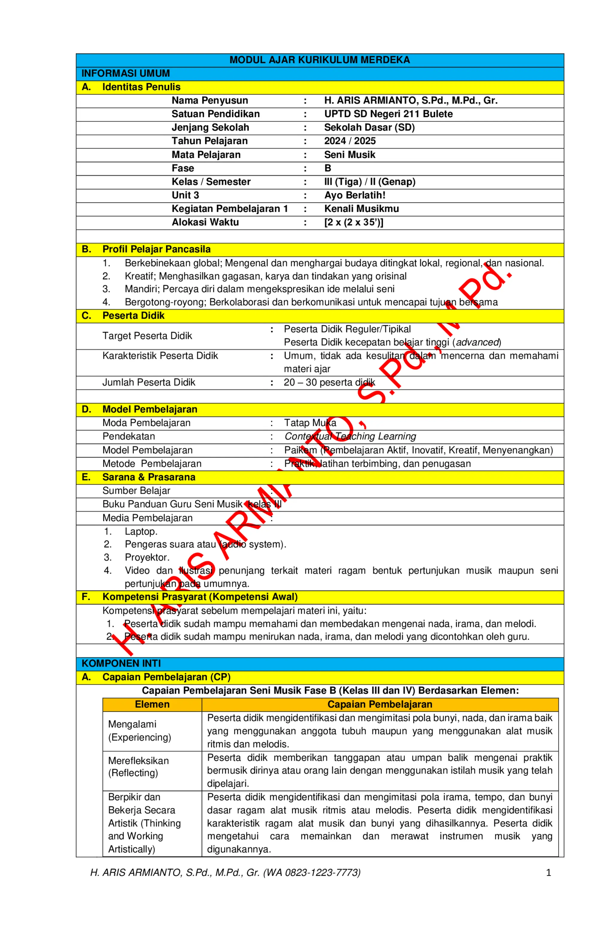 MODUL AJAR SENI MUSIK KELAS 3 REVISI CP 032 KURIKULUM MERDEKA.pdf