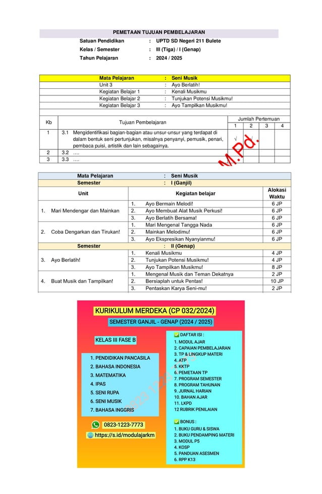 MODUL AJAR SENI MUSIK KELAS 3 REVISI CP 032 KURIKULUM MERDEKA.pdf