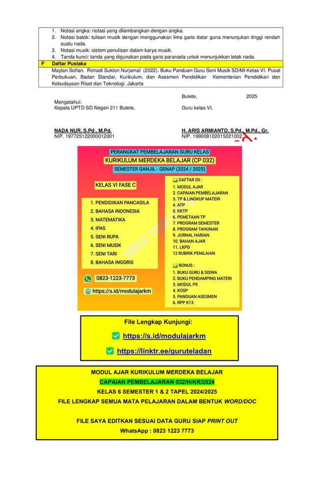 MODUL AJAR SENI MUSIK KELAS 6 REVISI CP 032 KURIKULUM MERDEKA.pdf