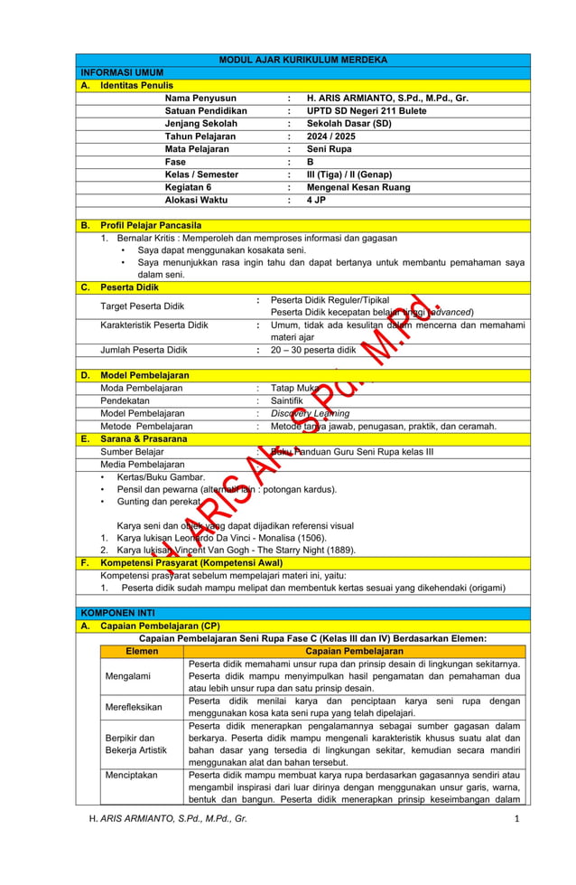 MODUL AJAR SENI RUPA KELAS 3 KURIKULUM MERDEKA REVISI CP 032.pdf