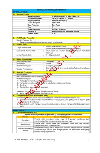 MODUL AJAR SENI RUPA KELAS 2 REVISI CP 032 SEMESTER 1 DAN 2 KURIKULUM MERDEKA.pdf
