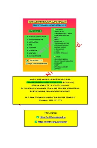 MODUL AJAR SENI RUPA KELAS 4 REVISI CP 032 KURIKULUM MERDEKA.pdf