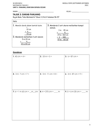 Modul sept okt tahun 3 | PDF