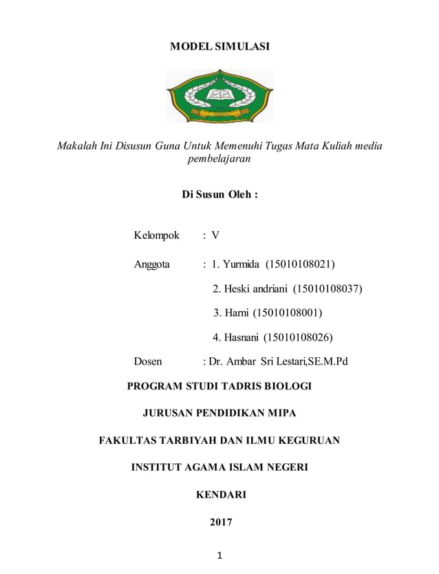 Modul simulasi | PDF
