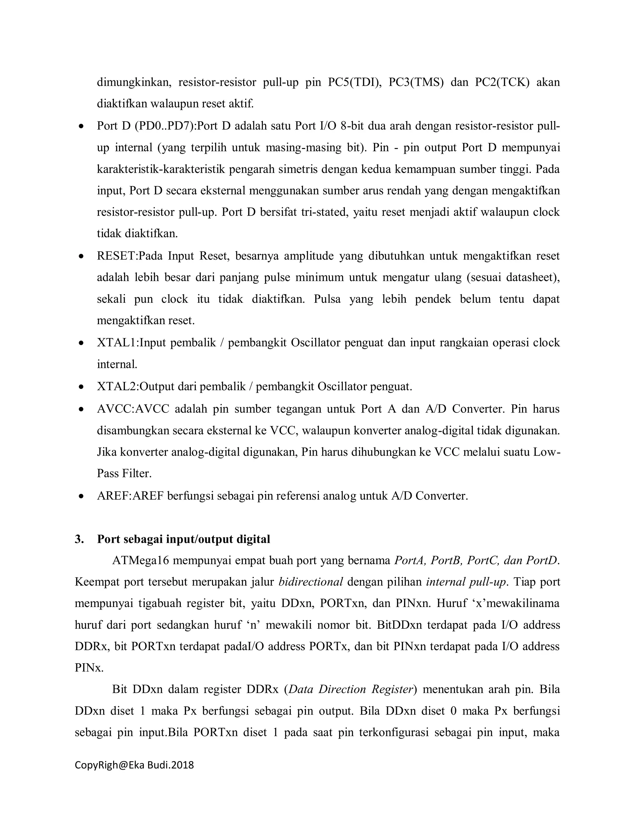Modul simulasi pemograman mikrokontroler | PDF