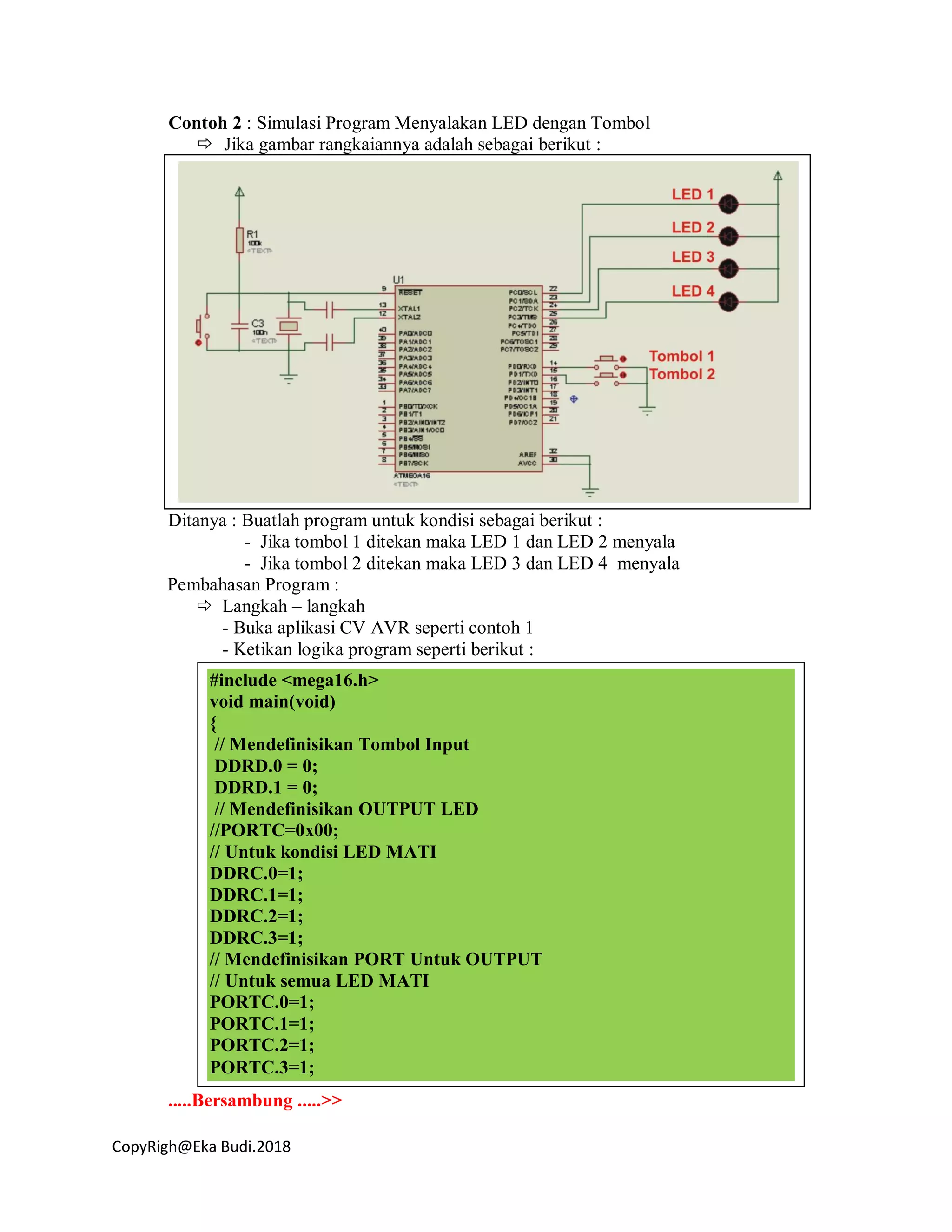 Modul simulasi pemograman mikrokontroler | PDF