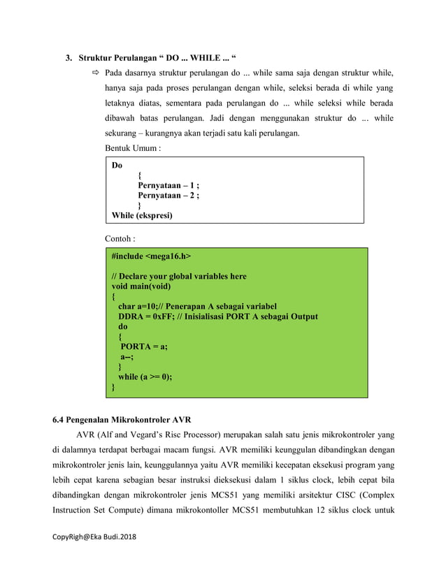 Modul simulasi pemograman mikrokontroler | PDF