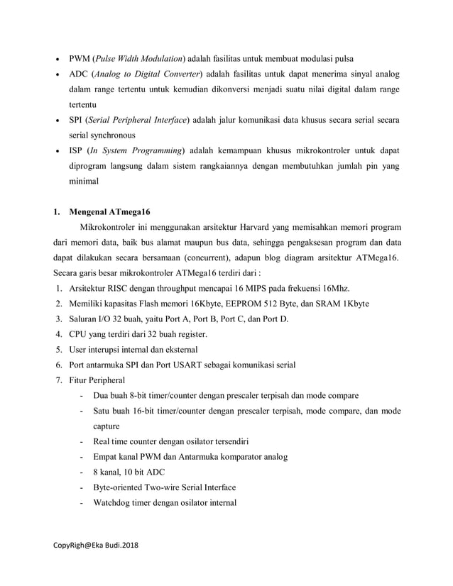 Modul simulasi pemograman mikrokontroler | PDF