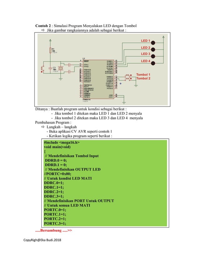 Modul simulasi pemograman mikrokontroler | PDF