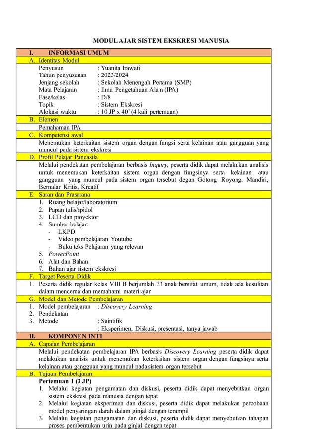 MODUL SISTEM DAN GANGGUAN EKSKRESI PADA MANUSIA.pdf
