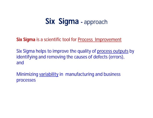 six sigma & 7 qc tools | PDF