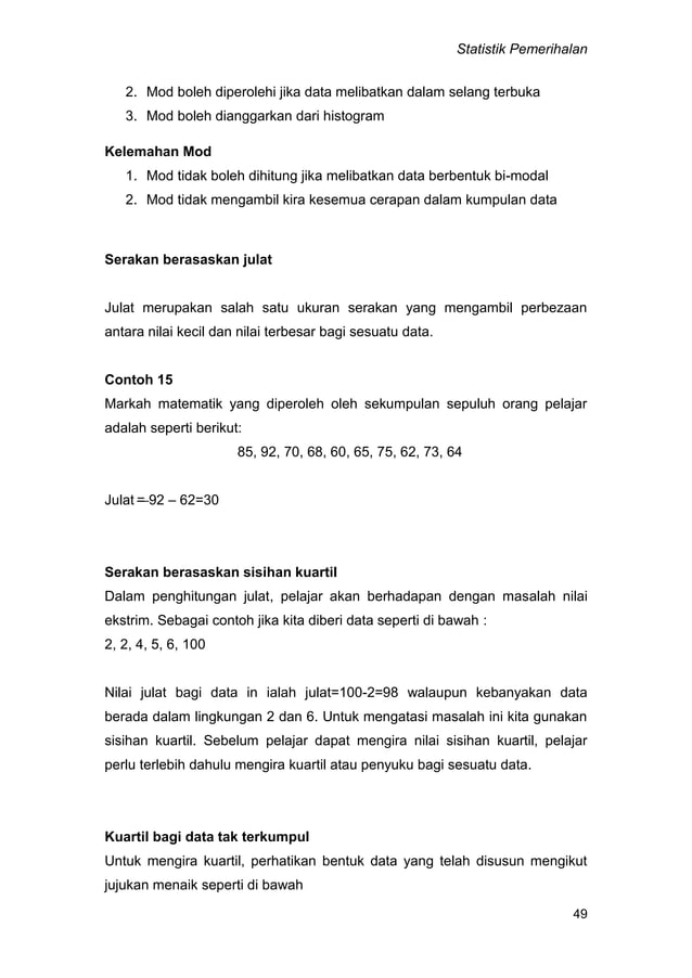 Modul smu3063 stat asas pjj (1) | PDF