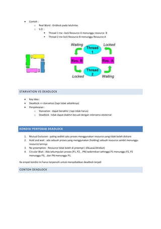 Modul Sistem Operasi Deadlock | PDF