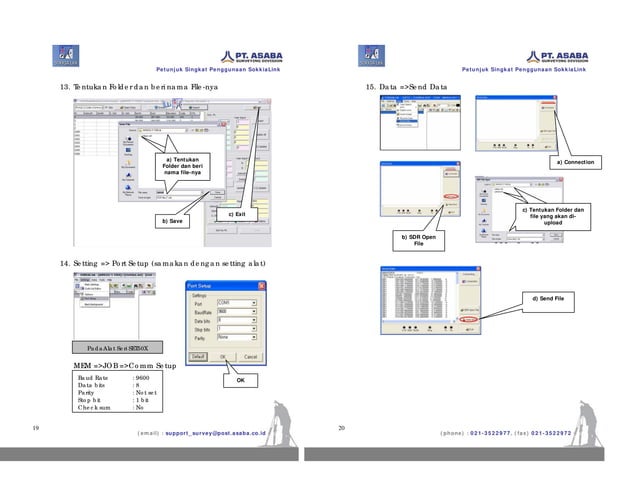 aplikasi software sokkia link Modul_Sokkia_Link_edit | PDF