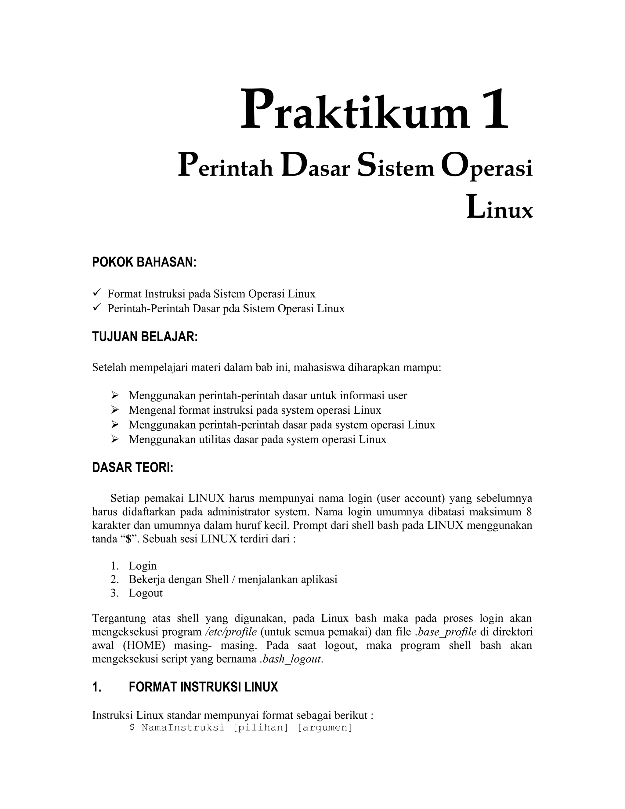 Modul so praktikum | PDF