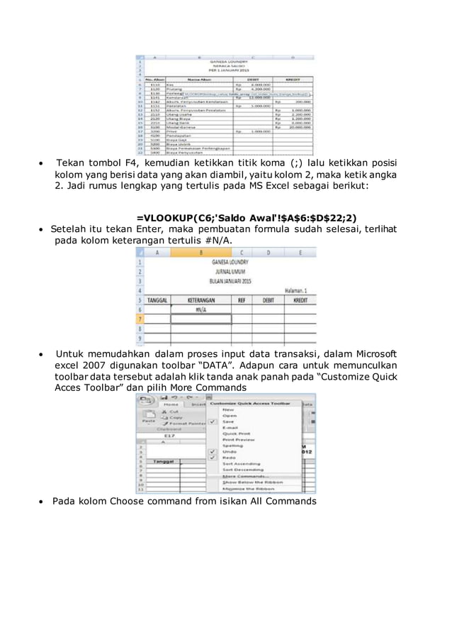 Modul spreadsheet | DOCX