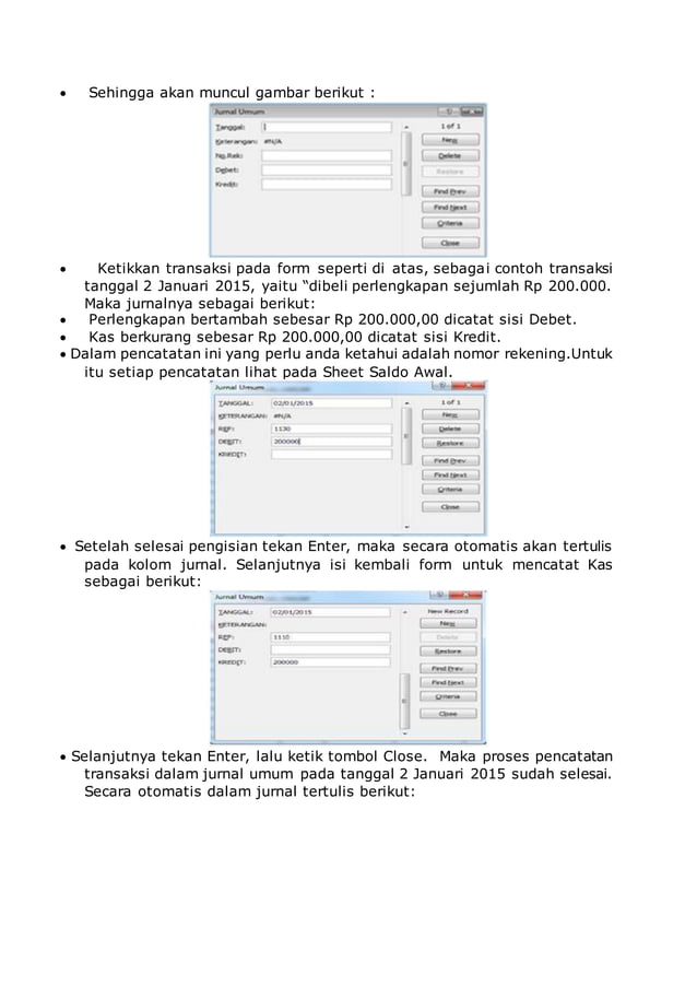 Modul spreadsheet | DOCX