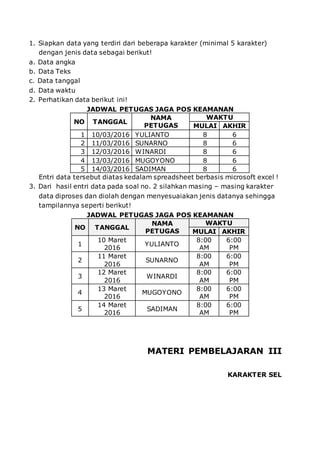 Modul Spreadsheet Docx