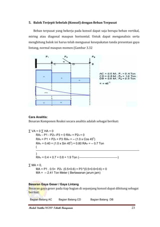 Modul statika pdf edit | PDF