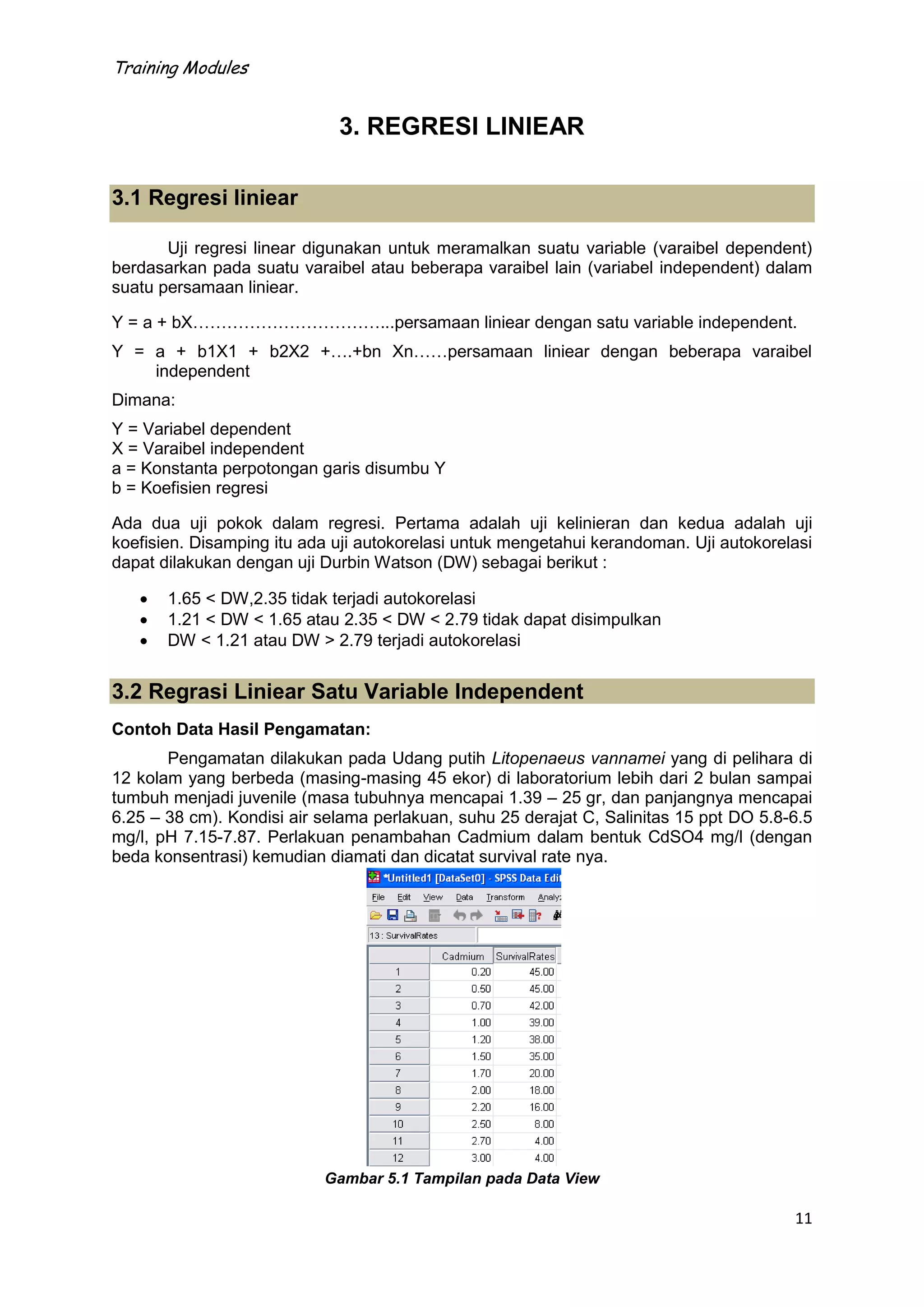 Modul statistik spss | PDF