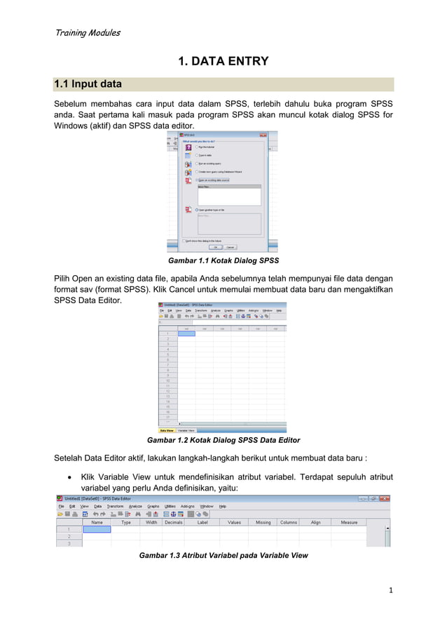 Modul statistik spss | PDF