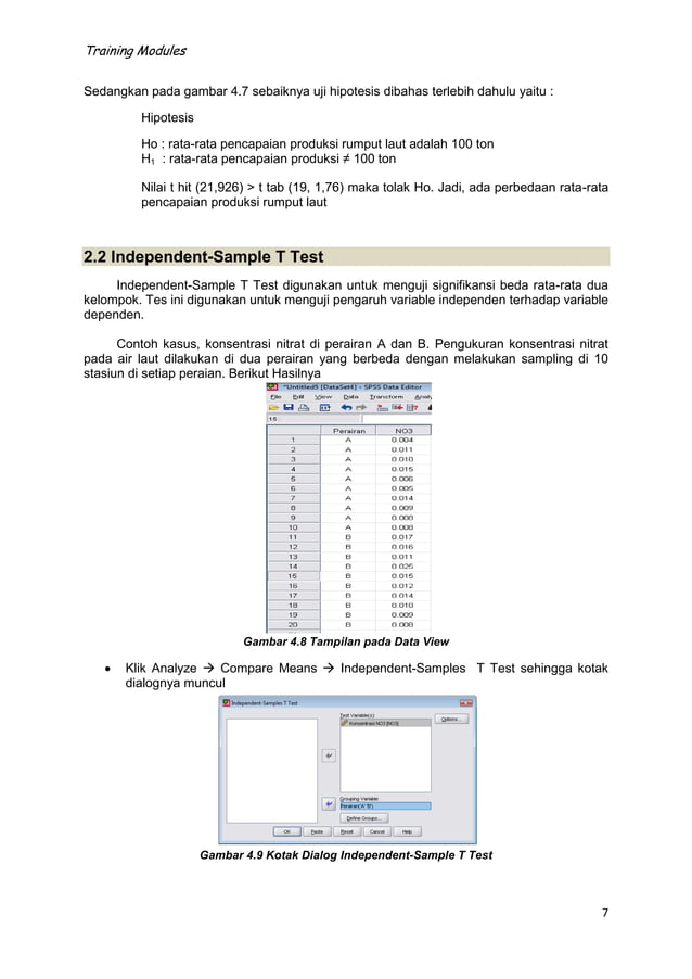 Modul statistik spss | PDF