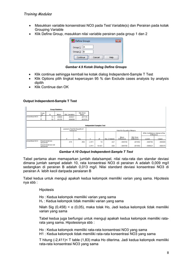 Modul statistik spss | PDF
