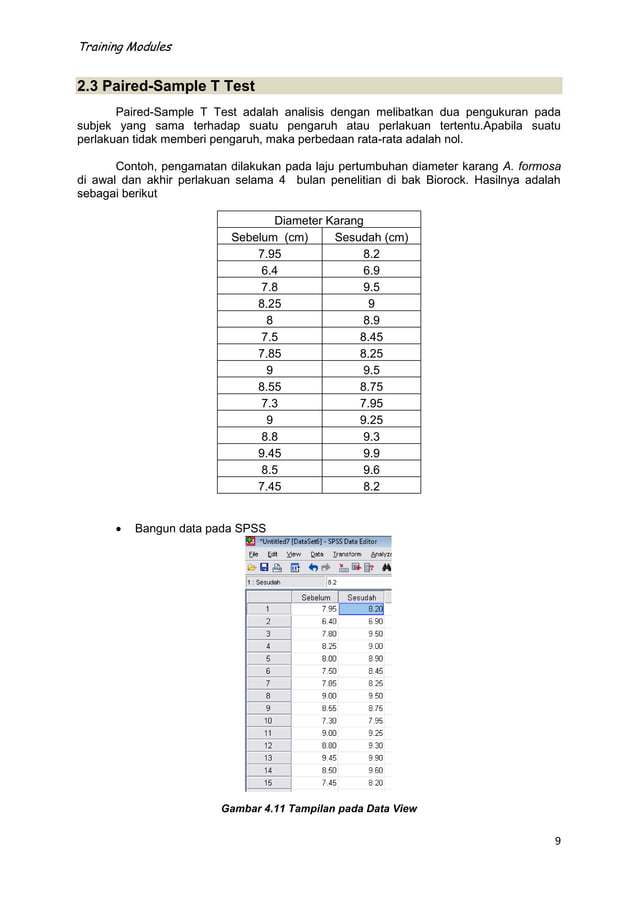 Modul statistik spss | PDF