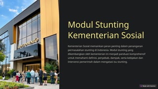 Modul Tentang Stunting Kementerian Sosial.pptx