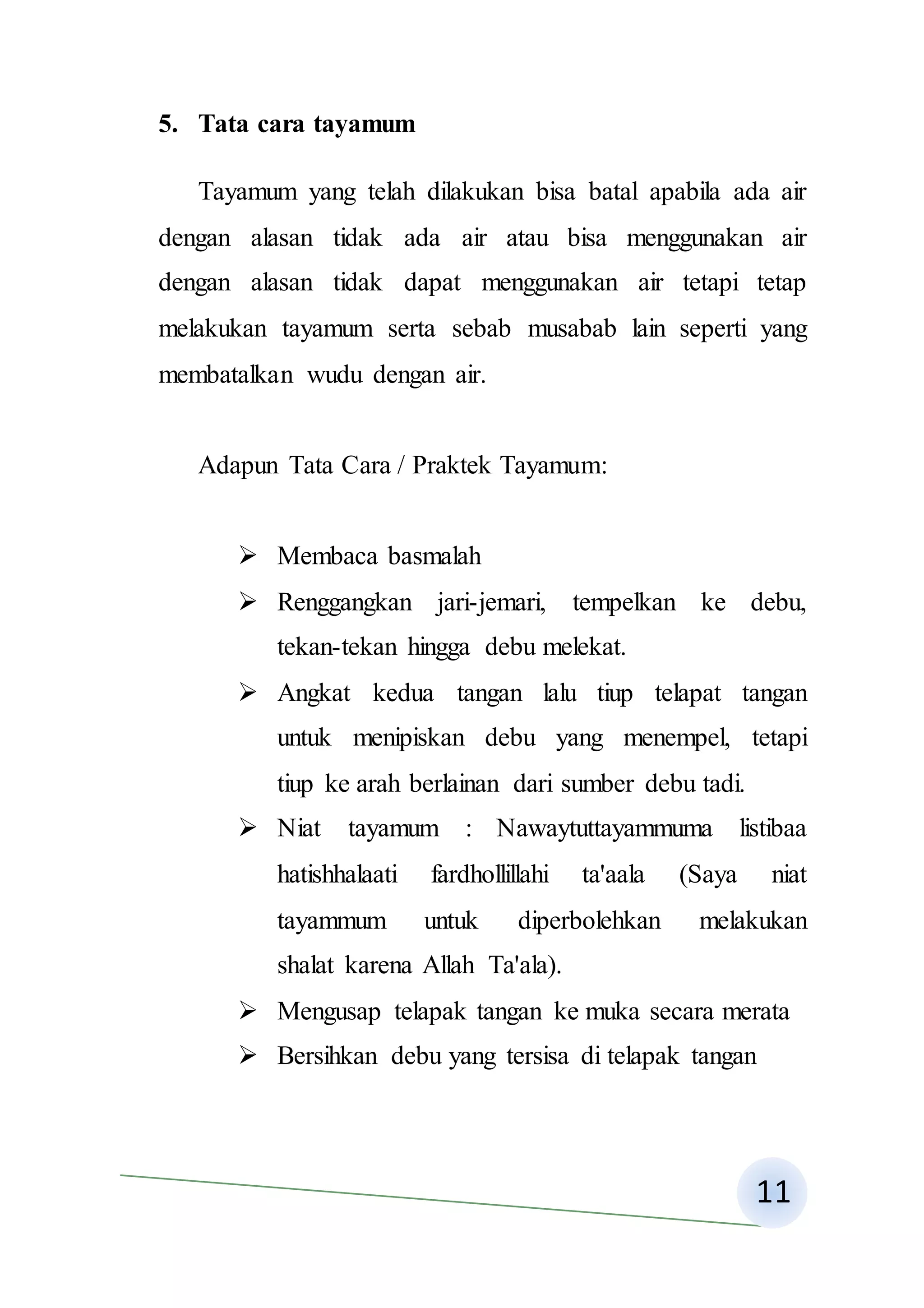 MODUL TAYAMUM ERMALINDA | DOCX