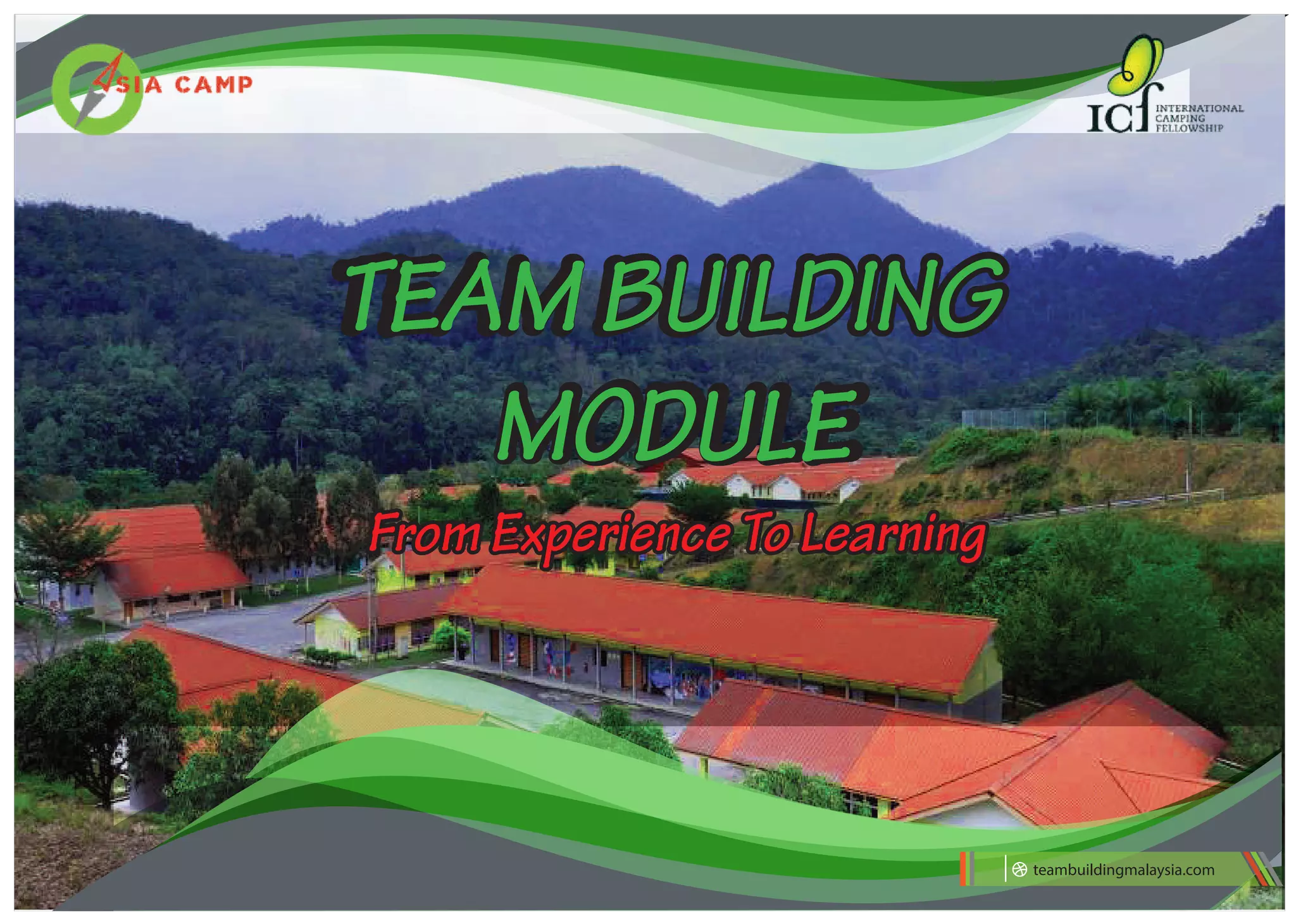 Modul team building (experiential learning 3d 2n) | PDF