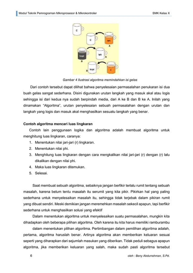 Modul teknik pemrograman mikrokontroler dan mikroprosesor | PDF