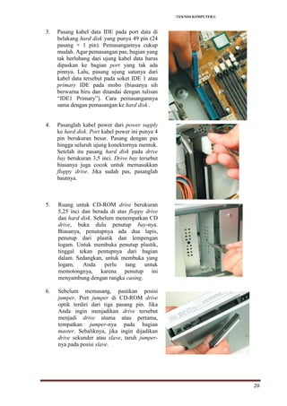 Modul teknisi komputer kursus | PDF