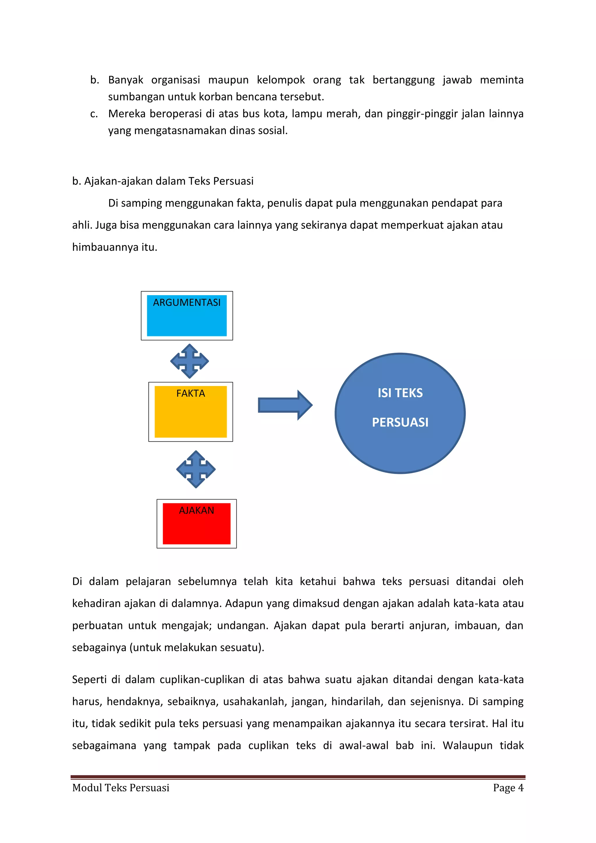 Modul teks persuasi | PDF