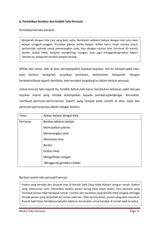 Modul teks persuasi | PDF
