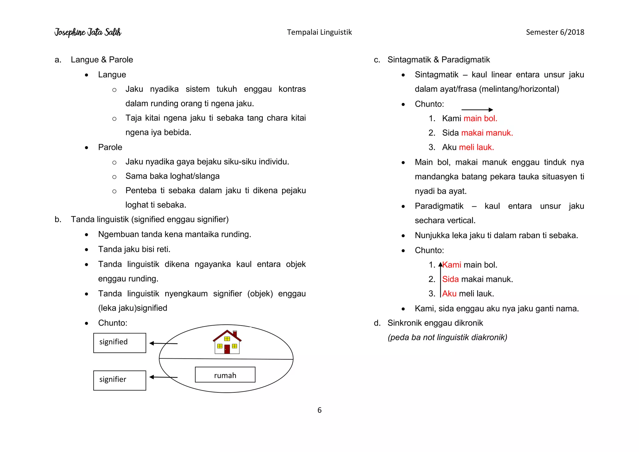 Modul Tempalai Linguistik | PDF