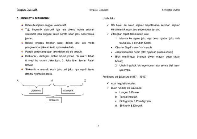 Modul Tempalai Linguistik | PDF